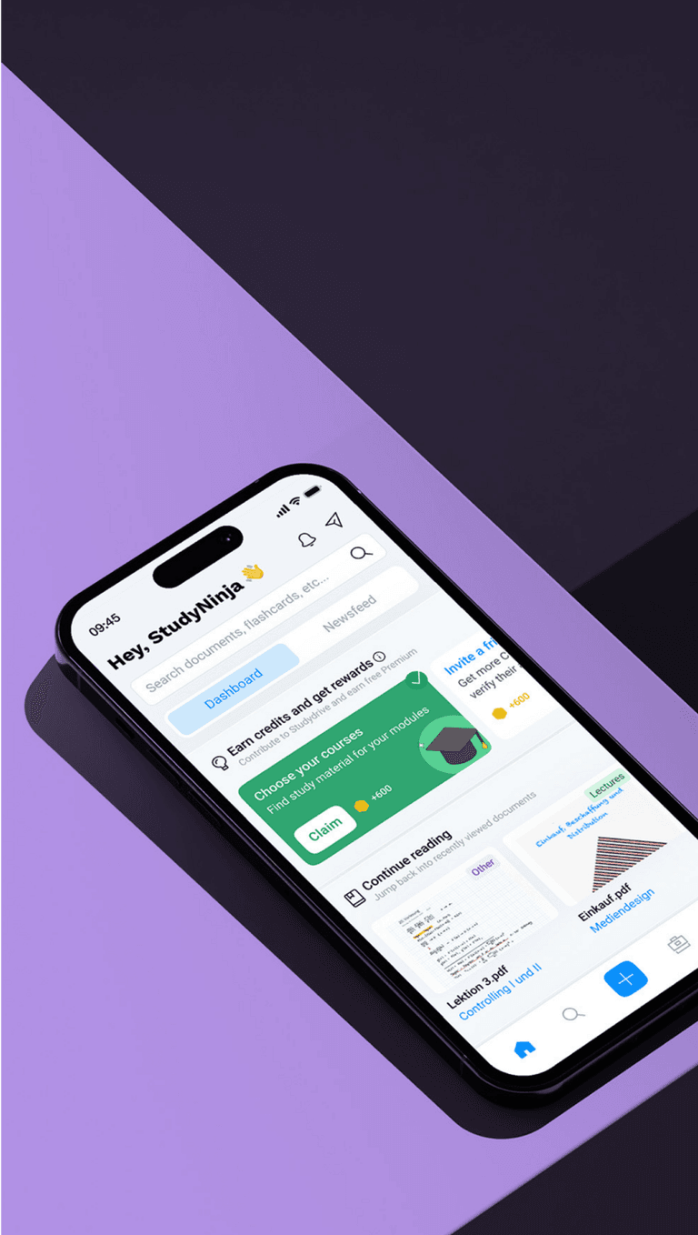 Studydrive - Free university study notes and summaries - Studydrive